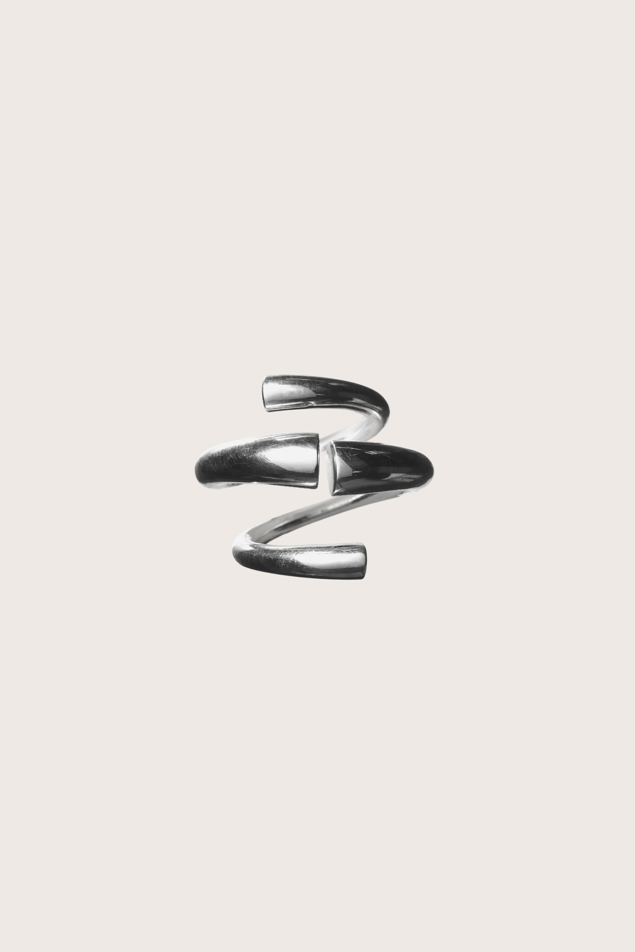 Block 21 Sterling Silver Ring