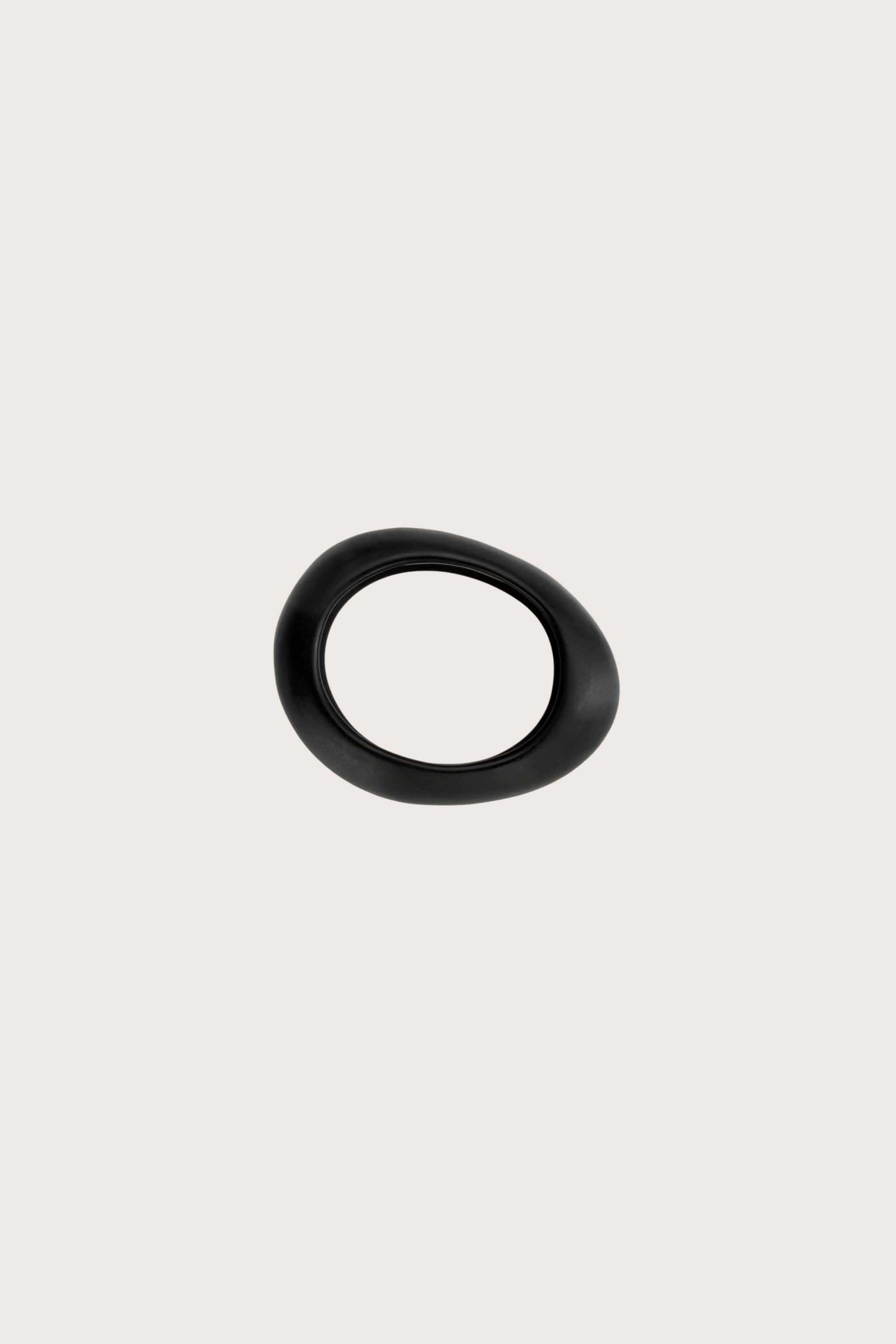 (Copy) Dinosaur Designs Small Rock Bangle in Black