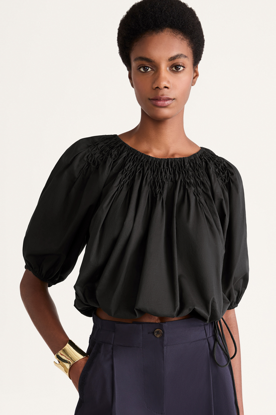 Lotus Top in Black – Merlette